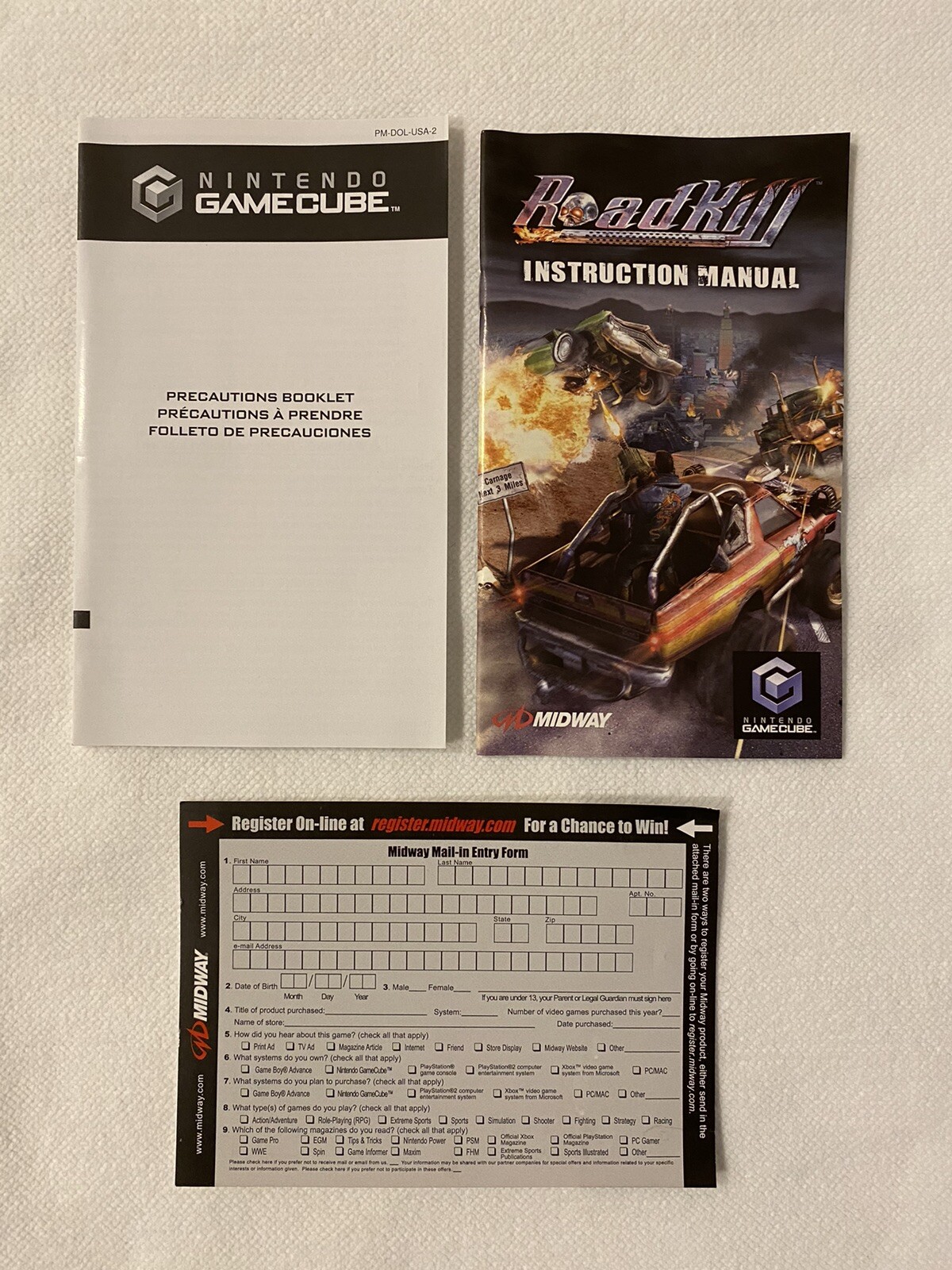 RoadKill (Nintendo GameCube, 2003) CIB Great Shape & Reg Card | eBay