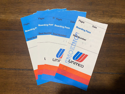 United Airline Ticket Template