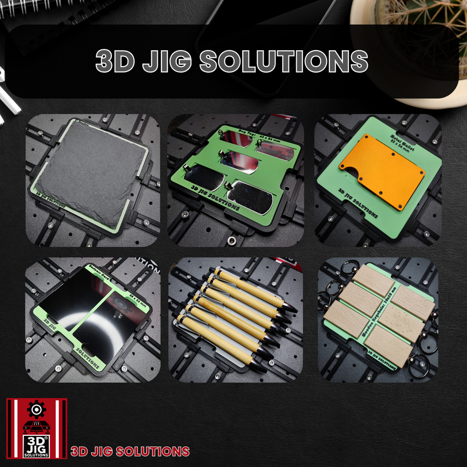 Diode & CO2 Laser Jig | Rectangle Wood Keychain Template | eBay