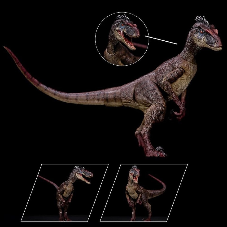 XINPANYIAN 1Pcs Nanmu Velociraptor Raptor Dinosaur White Queen Blood ...