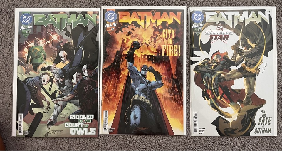 BATMAN 153 154 155 156 157 (vol 3, Riddler, 1st Commander Star, Court ...