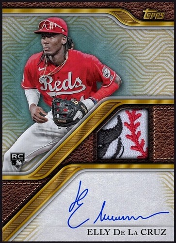 2024 Topps Reverence Signature Relic Rookie RARE ELLY DE LA CRUZ RC ...