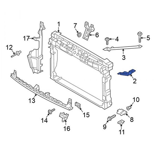NEW GENUINE VOLKSWAGEN GOLF 5G MK7 FRONT LEFT HEADLIGHT BRACKET MOUNT ...
