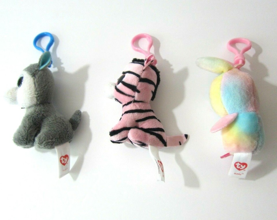 Ty Bubby Slush Zoey Backpack or Key Clips Lot 3 | eBay