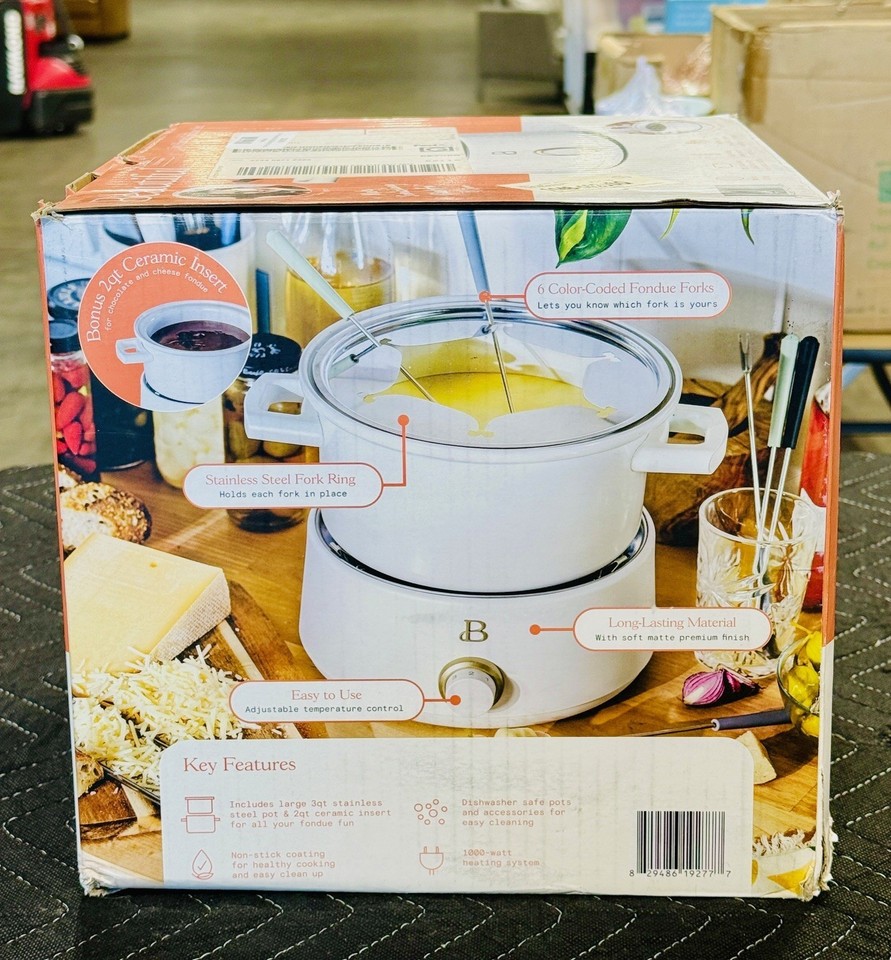 Beautiful by Drew Barrymore – 3Qt Electric Fondue Set – NEW Display ...