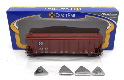 ExactRail EP-80165-15 HO Santa Fe P-S 4427 Cu. Ft. Grain Hopper #302621 ...