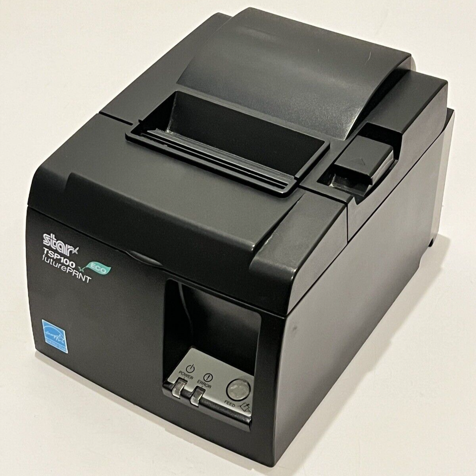 Star Micronics TSP100II ECO Thermal Printer FuturePRNT TSP100 Black w ...