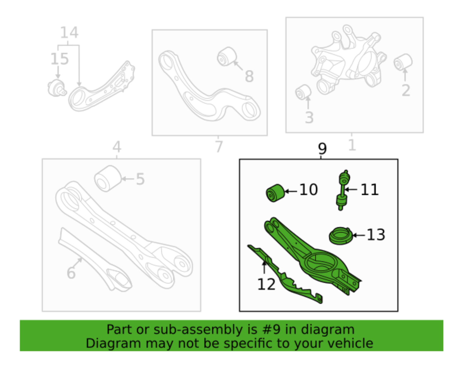 OEM 55220-2S100 ARM COMPLETE-RR LWR,RH Right Ups for Kia Sportage 2011 ...