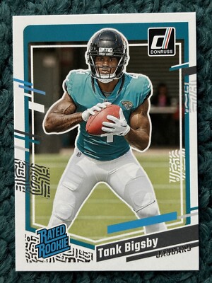 TANK BIGSBY 2023 Donruss RATED ROOKIE Football Card #348 JAGUARS | eBay