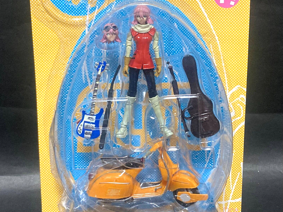 Rare FLCL Furikuri Haruhara Haruko and Cosmic Scooter Kaiyodo Figure ...