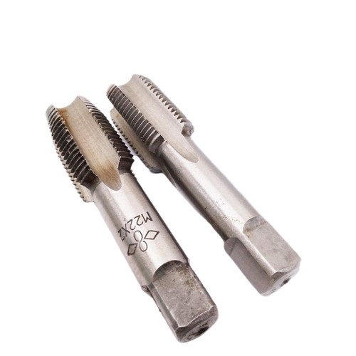 HSS 22mm x 2 Metric Taper and Plug Tap Right Hand Thread M22 x 2mm ...