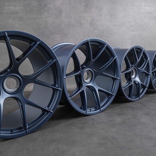Original Porsche 992 GT3 RS rims 20 21 inches NEW indigo blue magnesium ...