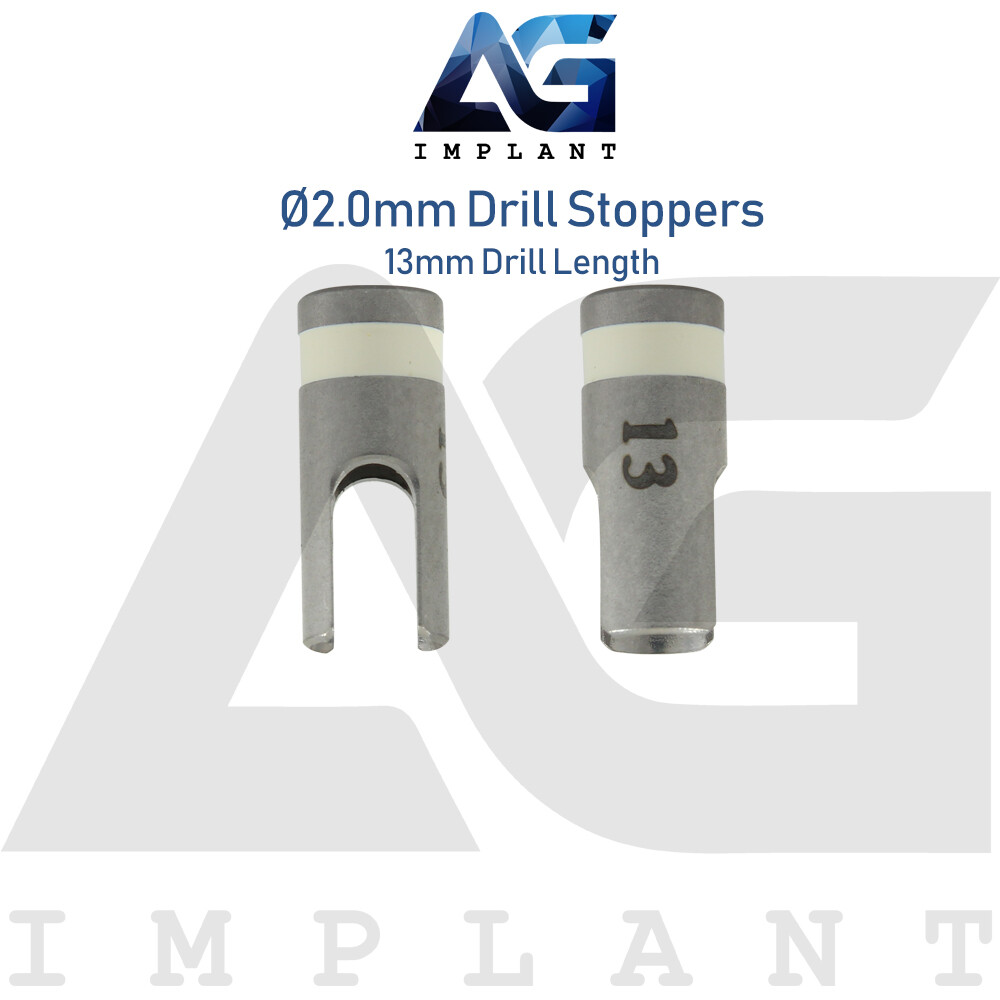5 Drill Stoppers Ø2.0mm & Drill Set External Irrigation Sur gical ...