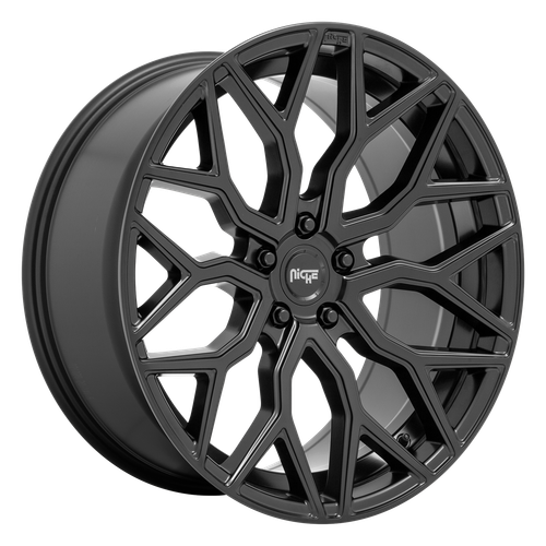 20x10.5 Niche M261 MAZZANTI Matte Black Wheel 5x112 (27mm) 194933089055 ...