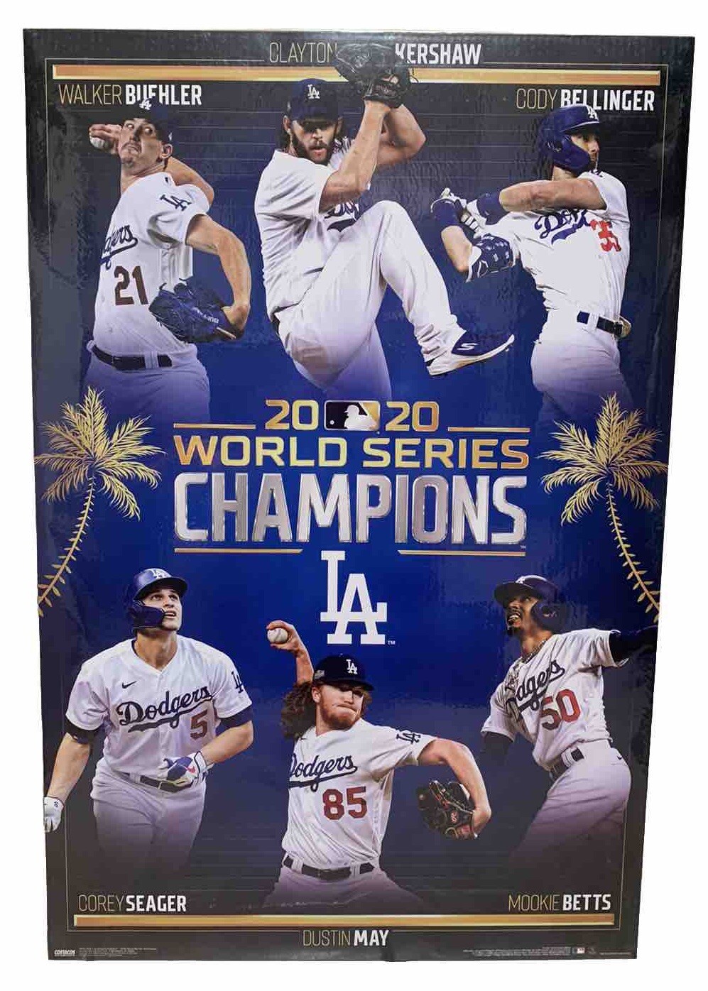 Los Angeles Dodgers MLB Baseball 2020 Champions Poster 24x36 Poster NEW ...