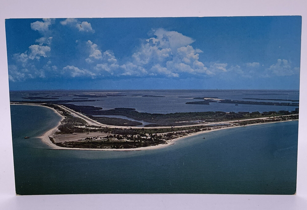 VTG Postcard - Airview Ft De Soto Park Mullet Key Florida FL Saint ...