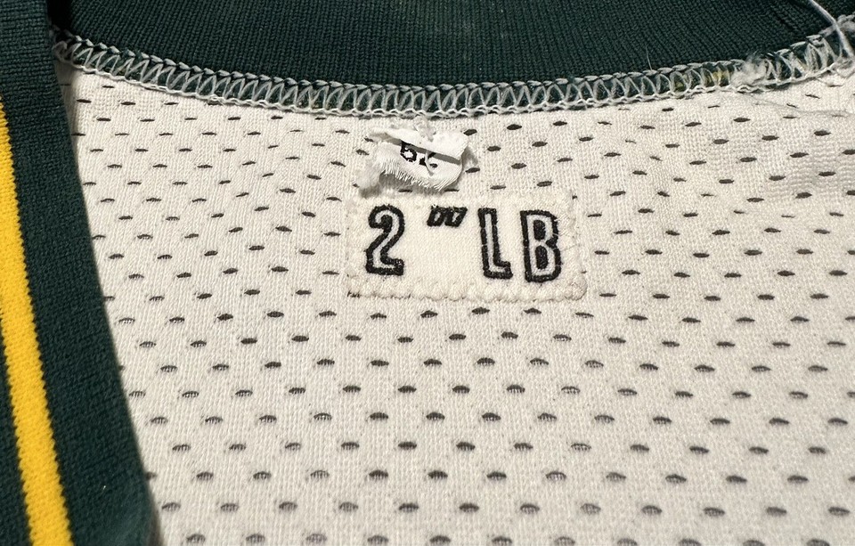 Vintage Sand Knit NFL Green Bay Packers Tom Toner Game Used Football ...