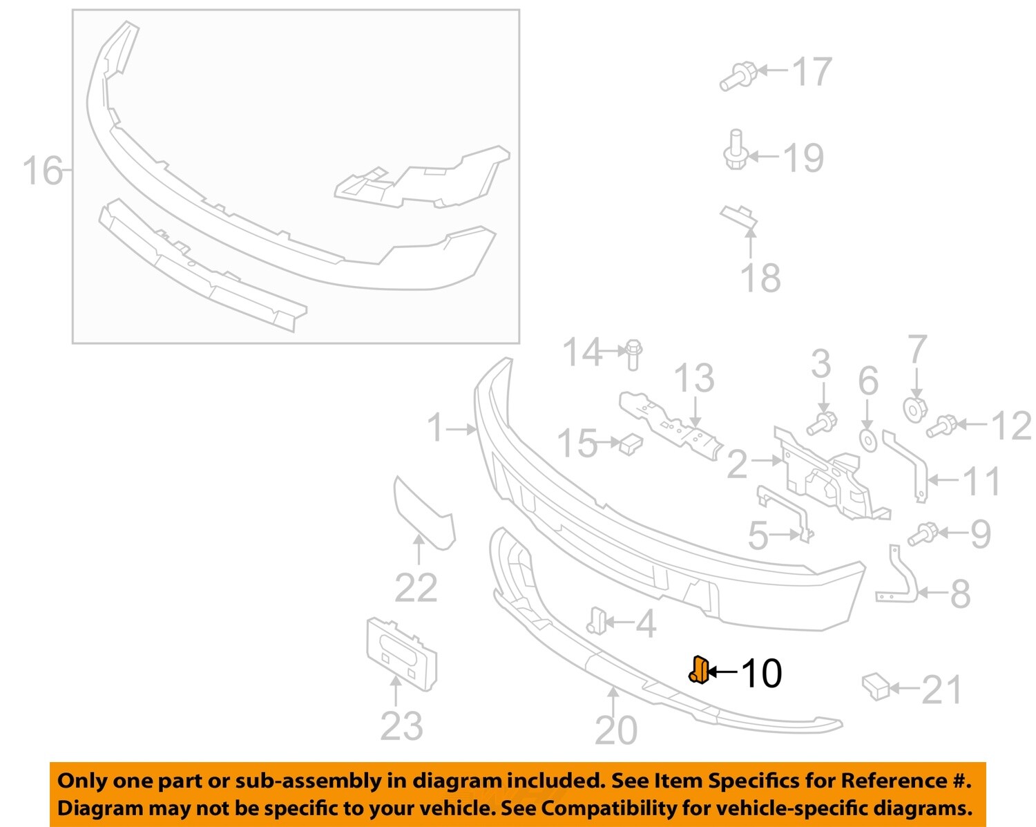 Ford N800296S441 Genuine OEM Factory Original Mount Bracket Nut for ...