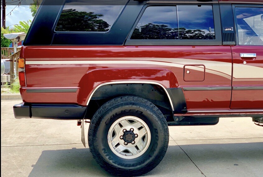 VINTAGE RETRO STYLE VINYL DECALS GRAPHICS FIT 89 Toyota 4 Runner Sr5 2 ...