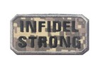 Embroidered U.S. ARMY Infidel Strong Hook Loop Patch Back Emblem ...