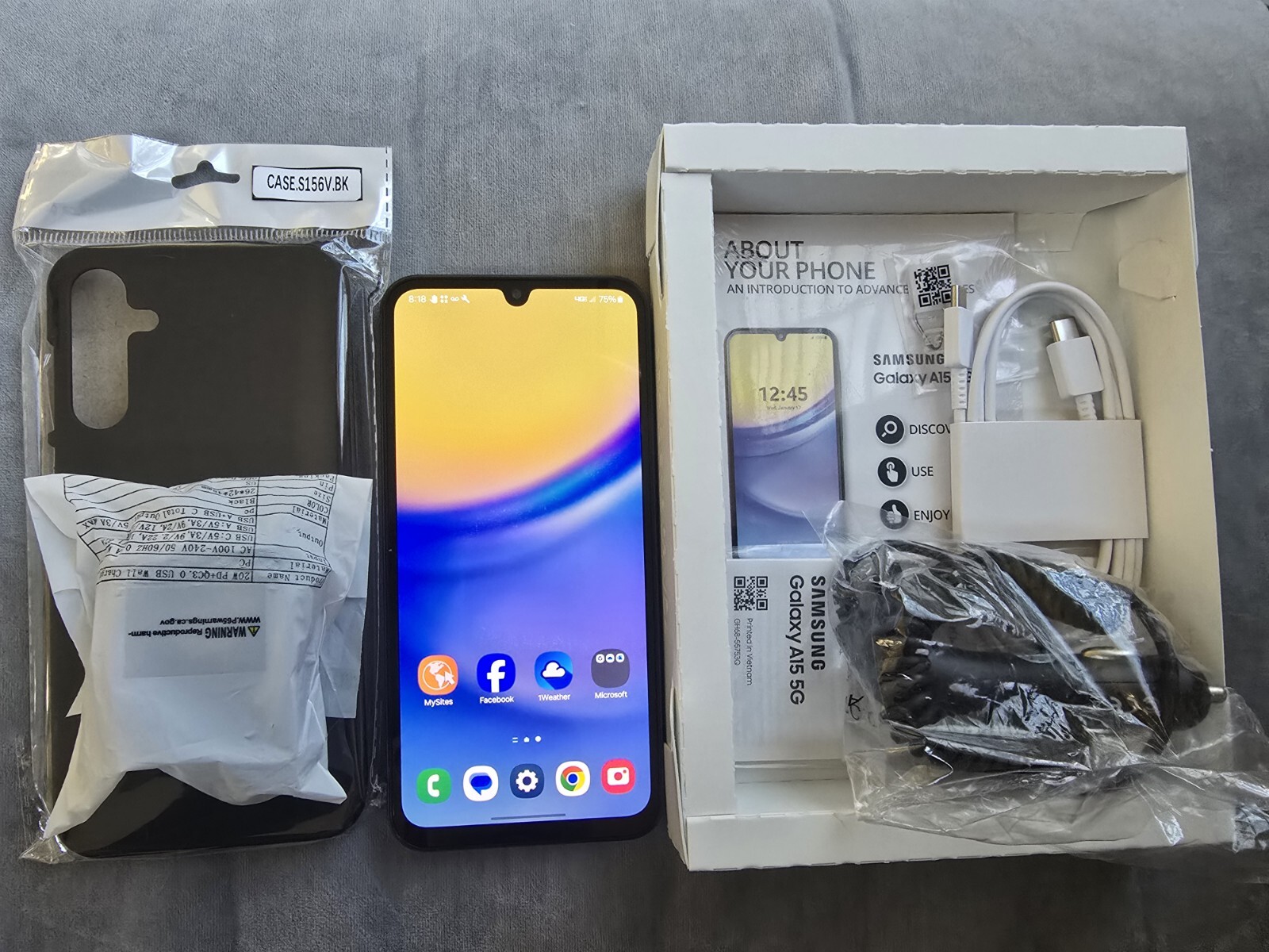 Samsung Galaxy A15 5G Carrier Unlocked Smartphone 6.5" FHD+ Triple Rear ...