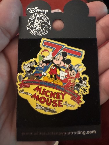 75 Year Anniversary Mickey Mouse Disney Pin | eBay