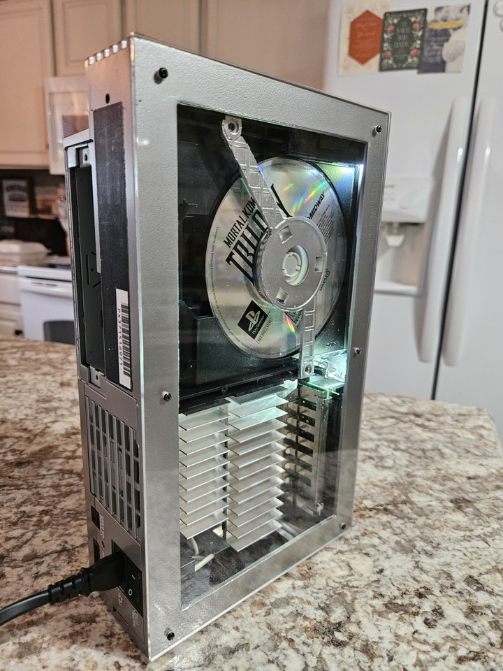 Sony Playstation 2 PS2 Custom Working w/Clear Acrylic Top SCPH 30001 R ...