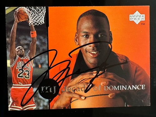 1992 Skybox, 1997 Upper Deck MJ23 Autographed Hard Signed on Card. Lot ...