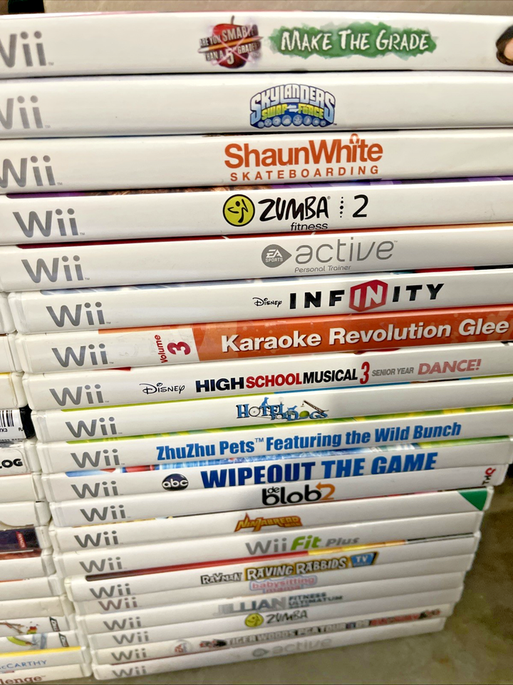 Lot of 80 Nintendo Wii Games in Cases Bulk Wholesale Lot | eBay