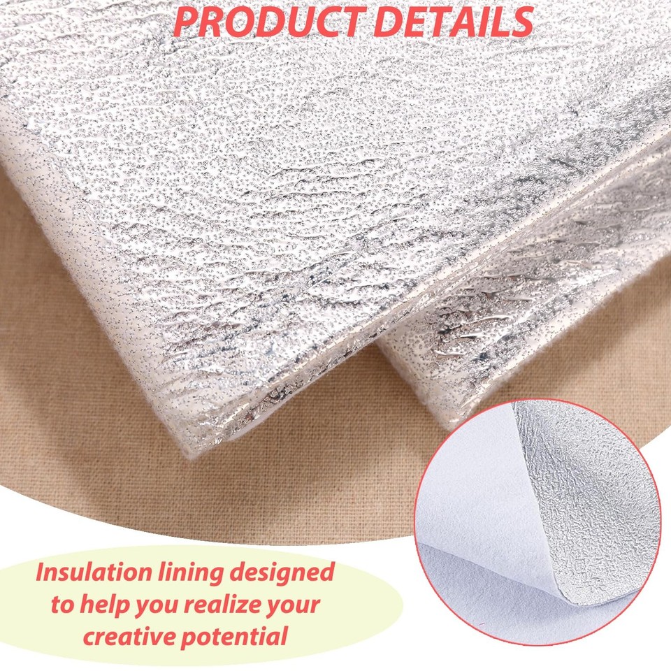 3 Pcs Heat Resistant Batting 45x18 Inch Insulating Thermal Lining ...