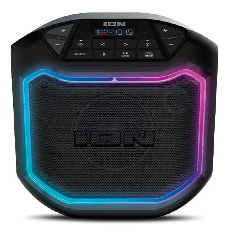 ION Audio Game Day Party Portable Bluetooth Speaker with LED Lighting ...