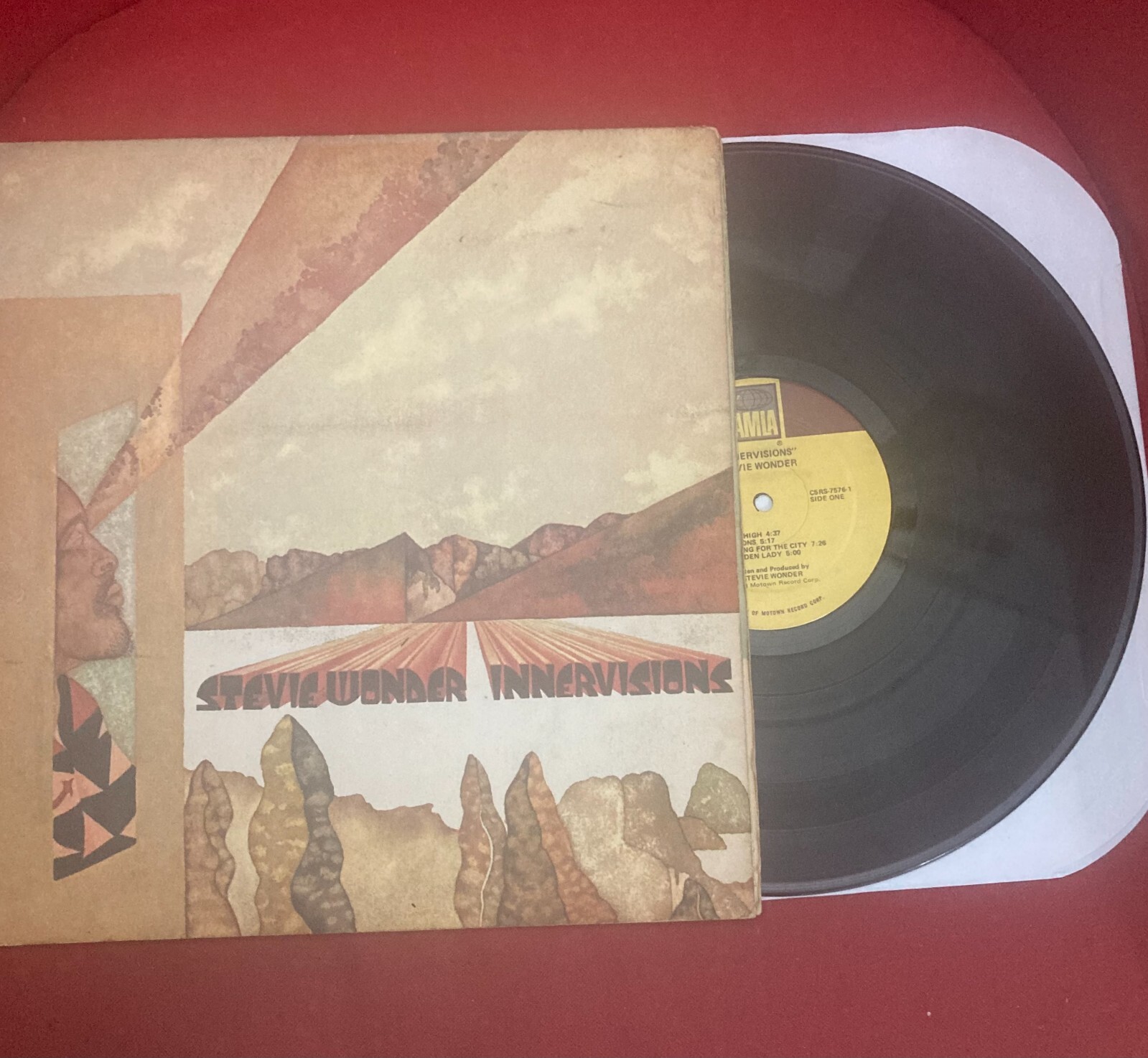 INNERVISIONS-STEVIE WONDER [org. gatefold] 1973 TAMLA RECORDS VINYL LP ...
