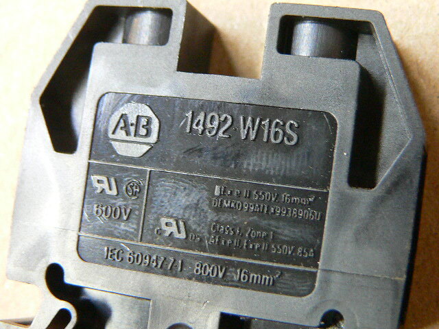Allen Bradley 1492-W16s (Lot Of 29) Black Terminal Block | eBay