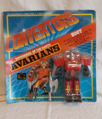 VINTAGE 1984 CONVERTORS DEFENDERS OF THE EARTH AVARIANS HOOT ROBOT NIP ...
