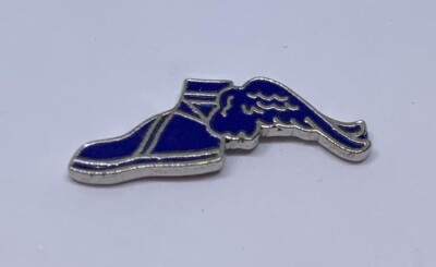 Track & Field Cross Country XC X-C Flying Winged Pegasus Shoe Foot Pin ...