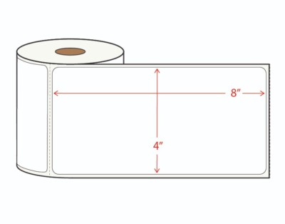 20 Rolls 4x8 Direct Thermal Shipping Labels - 200 per roll - 4000 ...