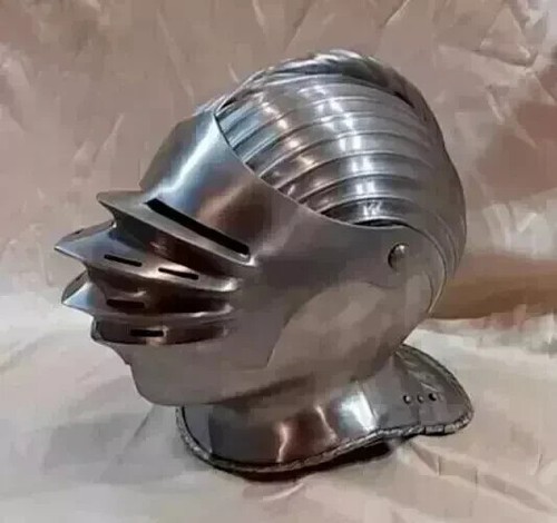 Medieval Close Helmet Armor Helmet knight Larp Helmet Halloween Gift ...
