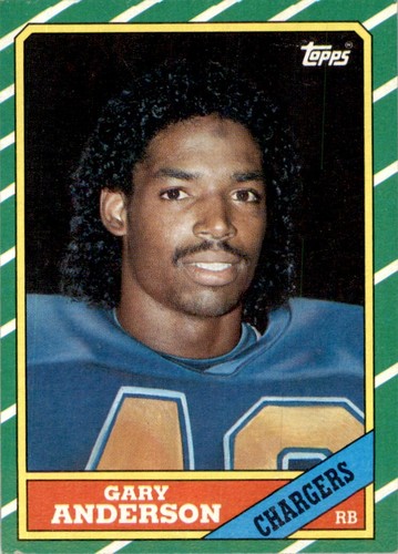 1986 TOPPS. GARY ANDERSON: SAN DIEGO CHARGERS #233 | eBay