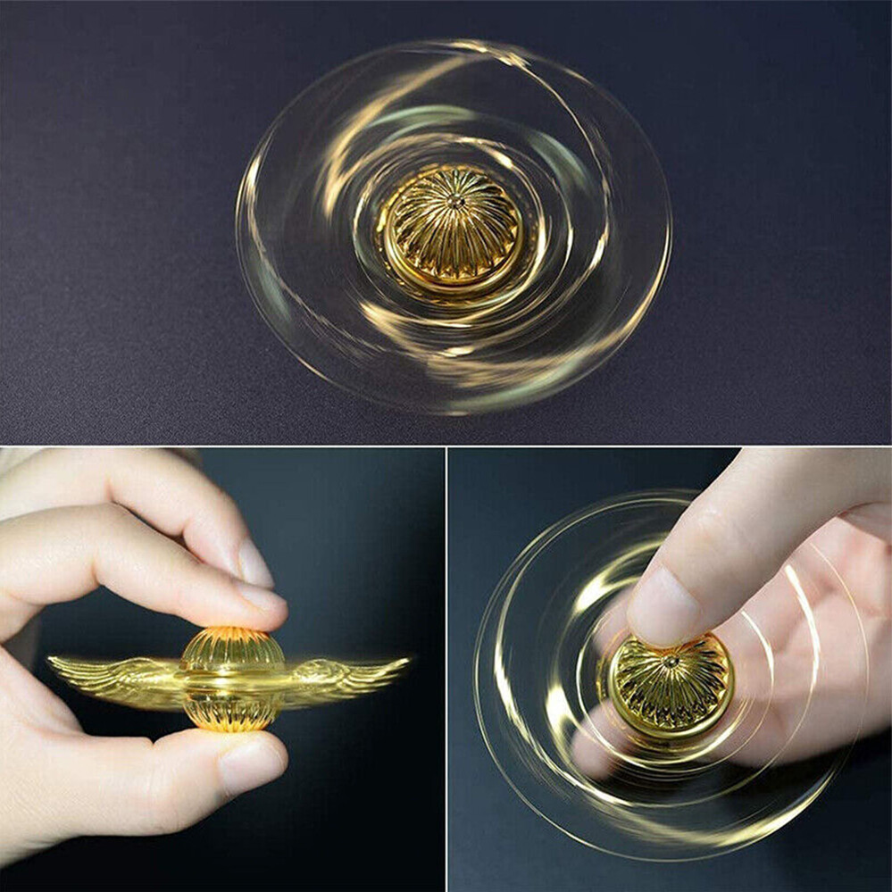 Golden Snitch Fidget Hand Spinner Toy Spinners Gyro Finger ADHD Autism ...