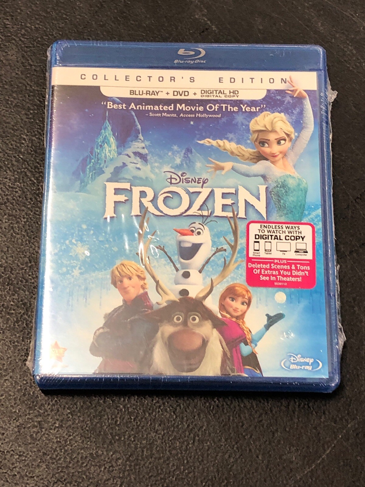 Disney Frozen NEW SEALED Collector’s Edition Bluray DVD And Digital HD ...