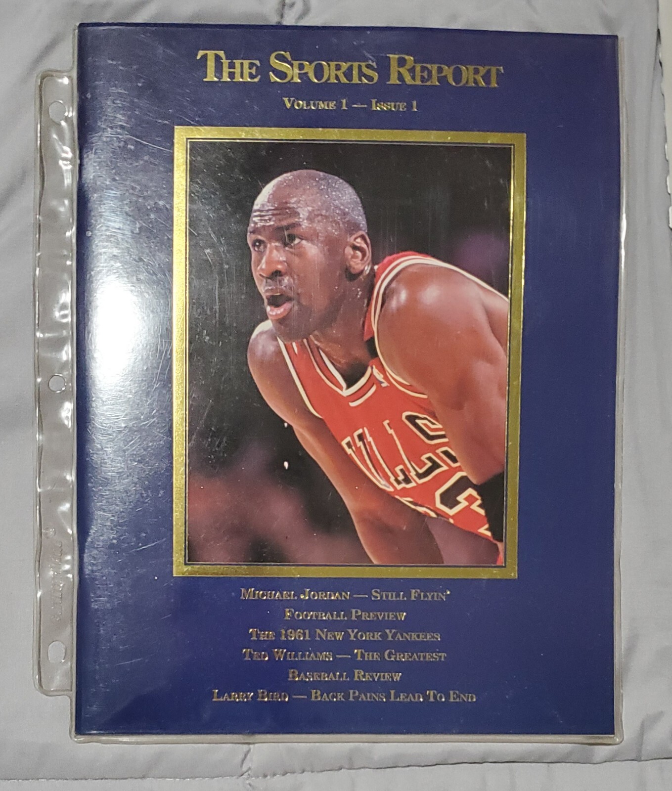 The Sports Report Volume 1 Issue 1 Michael Jordan Magazine | eBay