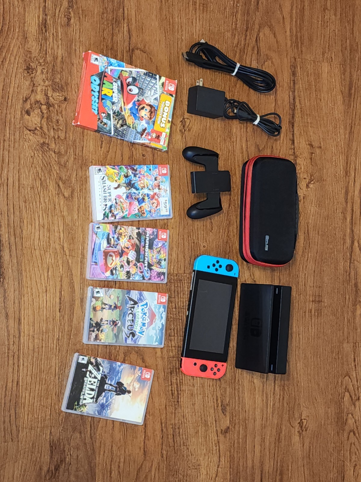 Nintendo Switch 32GB Handheld Console - Neon Red/Neon Blue | eBay