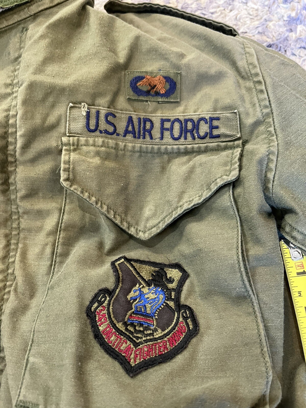 Patched Usaf Cold Weather M65 Field Jacket & Liner Ma… - Gem