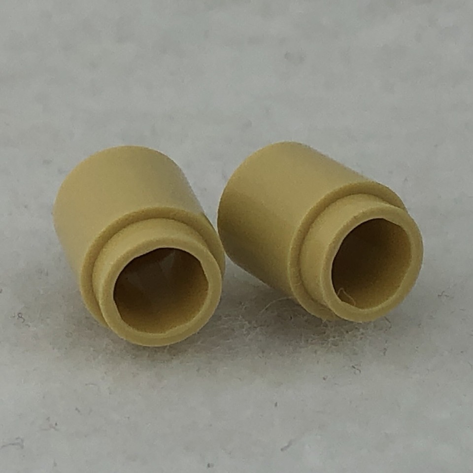 LEGO 3062b Tan Brick, Round 1 x 1 Open Stud (x2) | eBay