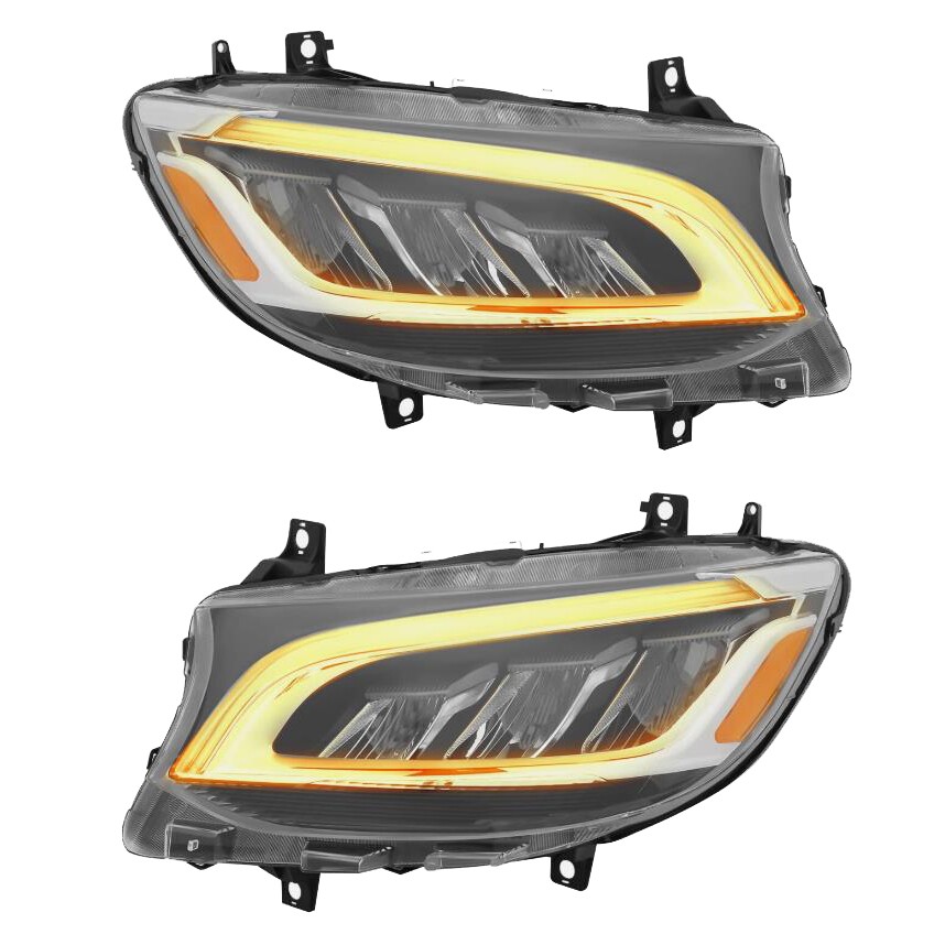 For 2019-2022 Mercedes-Benz Sprinter Upgrade LED Headlight Headlamps LH ...