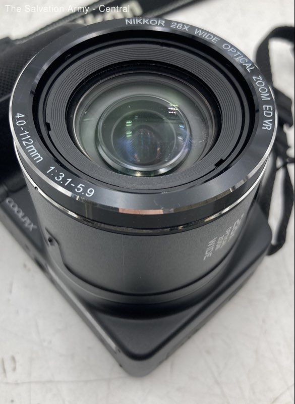 Nikon Coolpix L340 Black 28x Optical Zoom 20.2 MP Point And Shoot ...