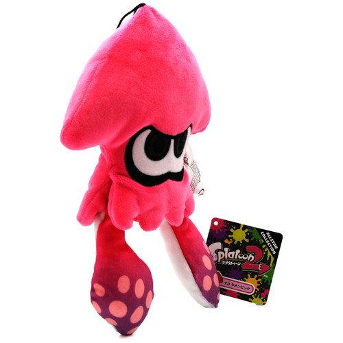 Splatoon - Neon Pink Squid 9" Official Plush NEW (Little Buddy 1437 ...