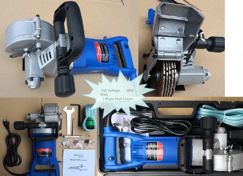 Wall Groove Cutter Slotting Wall Chaser 15 Blade concrete stone Brick ...