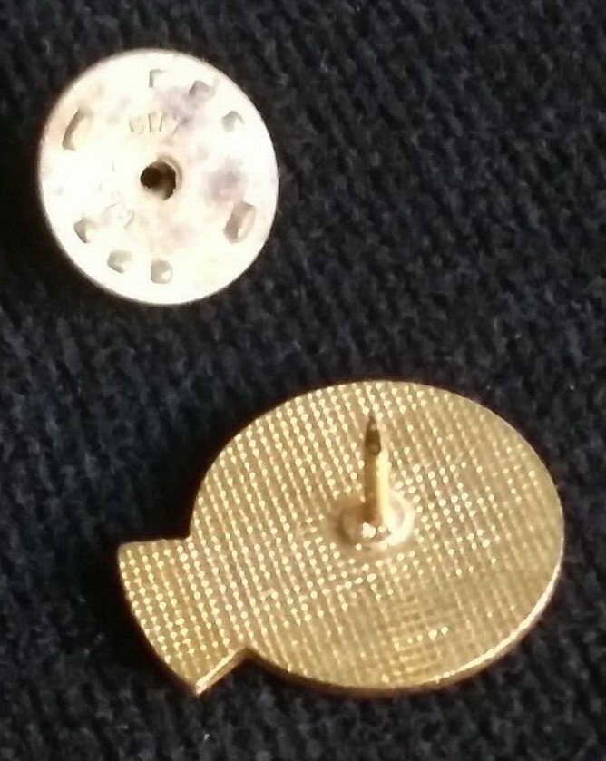 AMERICAN HEART ASSOCIATION CPR RED, WHITE, GOLD ENAMELED PIN BACK LAPEL ...