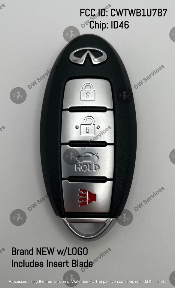 NEW! Infiniti M56/ M37/ M35/ QX56/ Q70 PROXIMITY Remote SMART key Fob ...